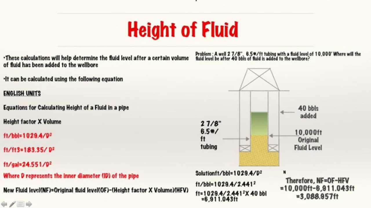 Basic Oilfield Math Part 3 Youtube