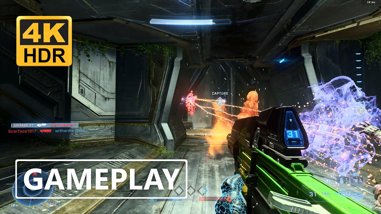 Halo Infinite 4k Hdr Gameplay On Xbox Series X Youtube