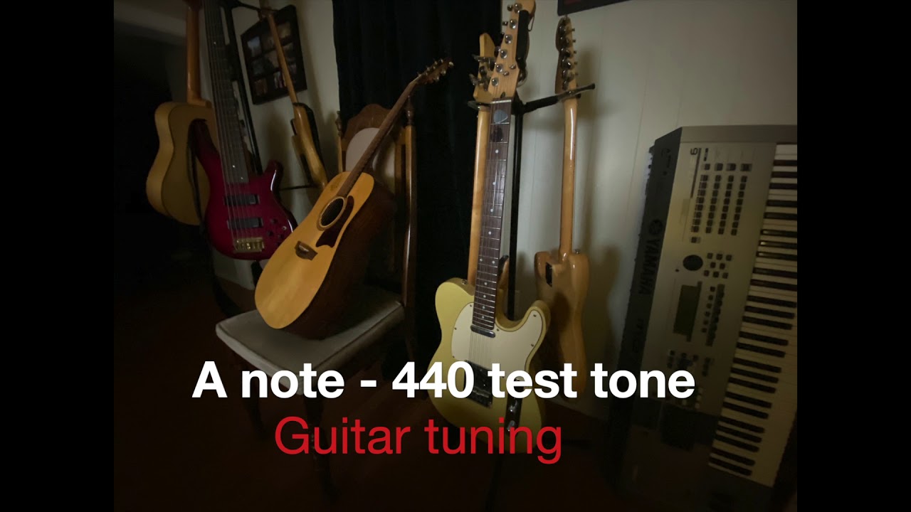 A Note 440 Test Tone Guitar Tuning Youtube