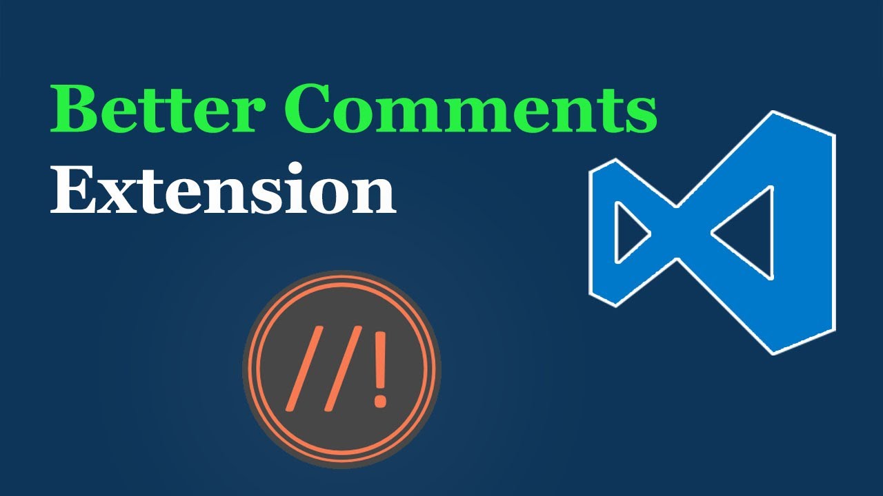 Vs Code Better Comments Extension Youtube