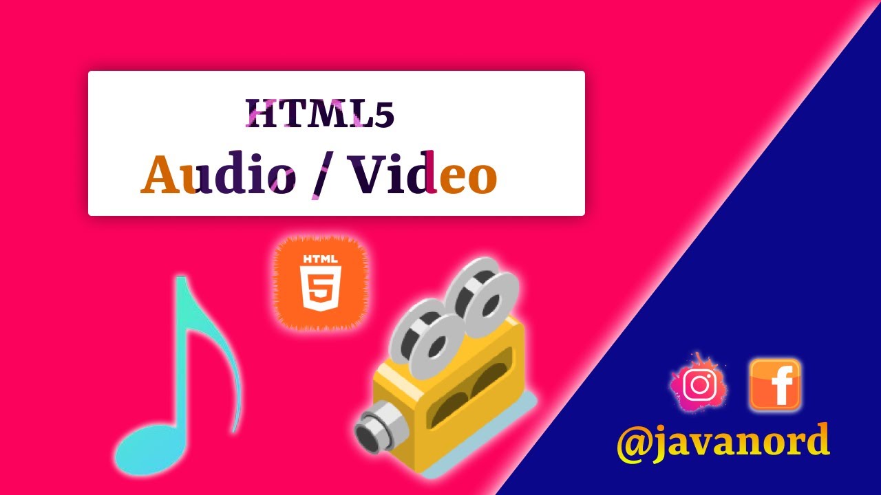 Audio Video Tag Html5 Tutorial Html Tutorial For Beginner Video