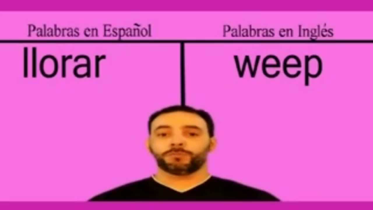 Cómo Se Dice Weep Llorar En Ingles Youtube