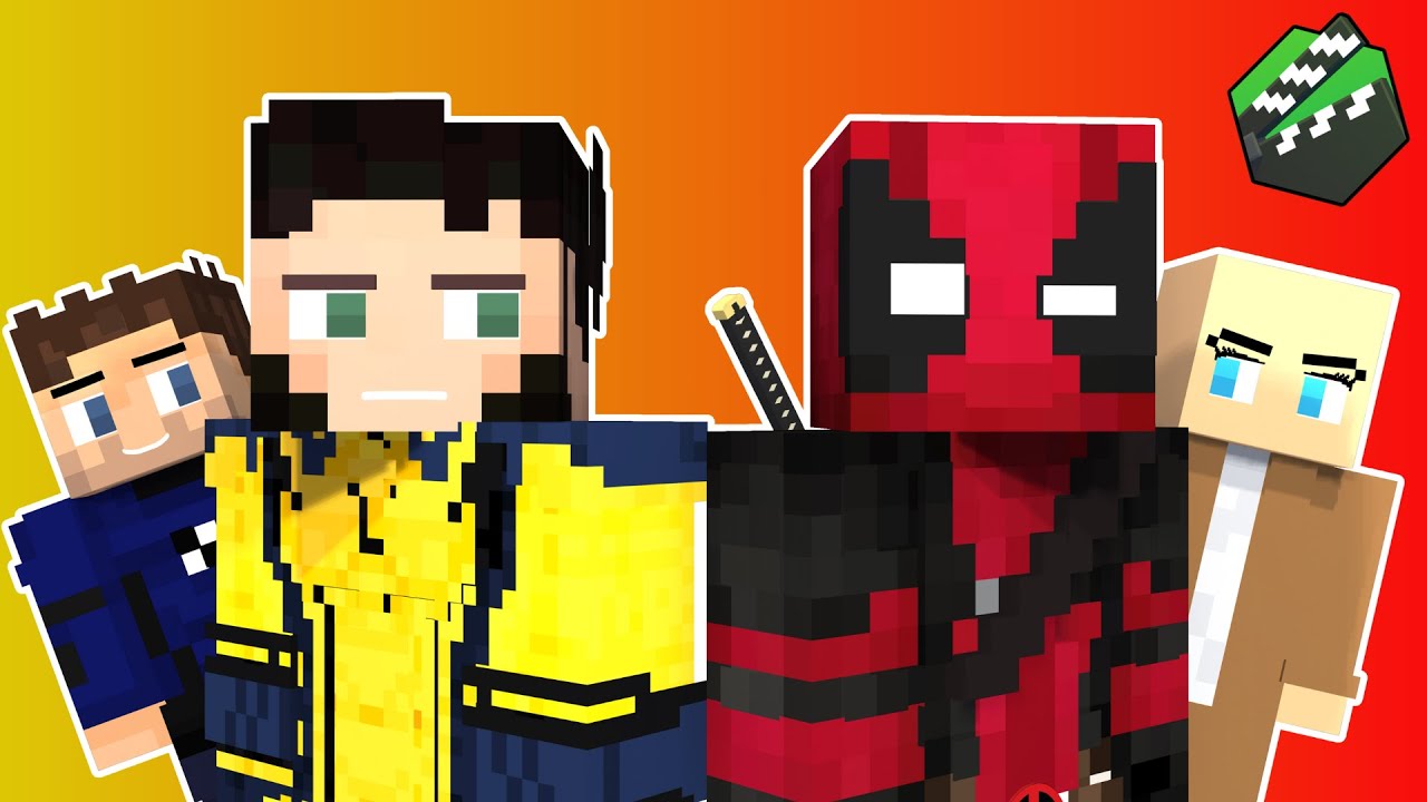 Remake Deadpool Wolverine Musical Minecraft Version Youtube