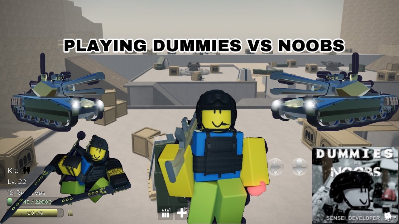 Playing Dummies Vs Noobs Dvn Youtube