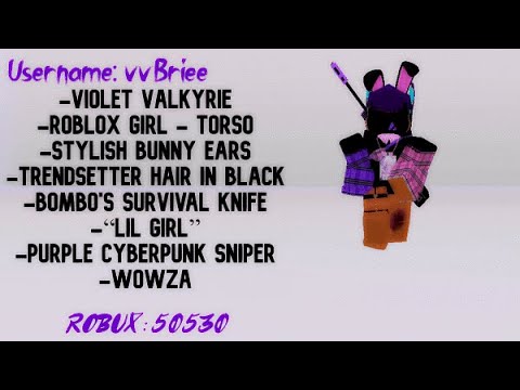 10 Awesome Roblox Violet Valkyrie Outfits Youtube