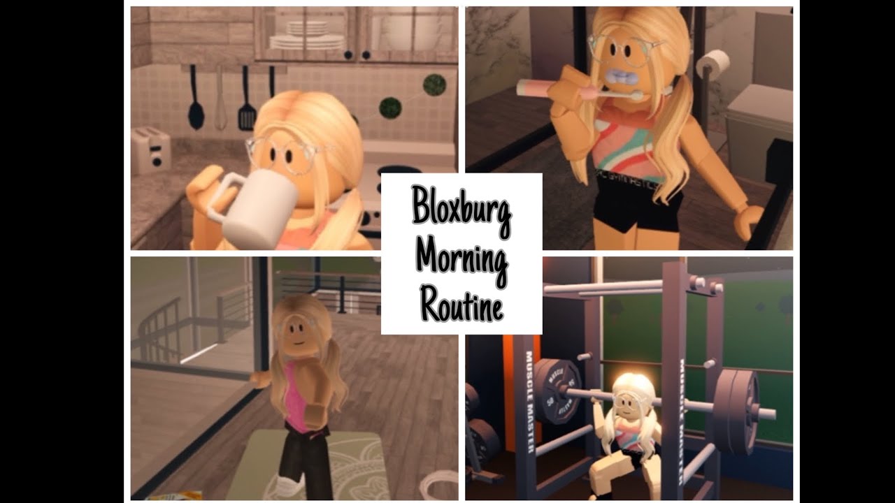 Bloxburg Morning Routine Youtube