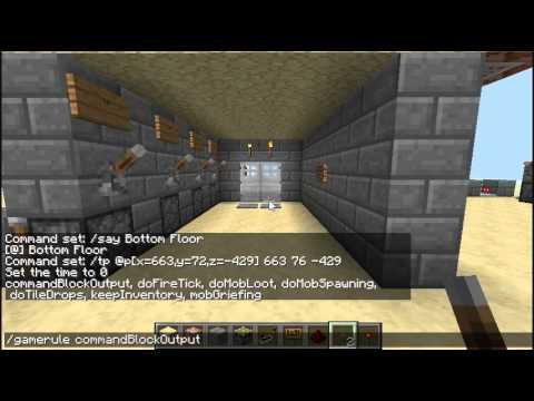 Aesthetic Command Block Elevator V1 Minecraft Tutorials Youtube