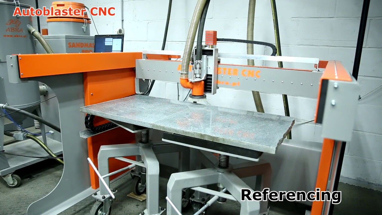 New Autoblaster Cnc At Work Abra Youtube