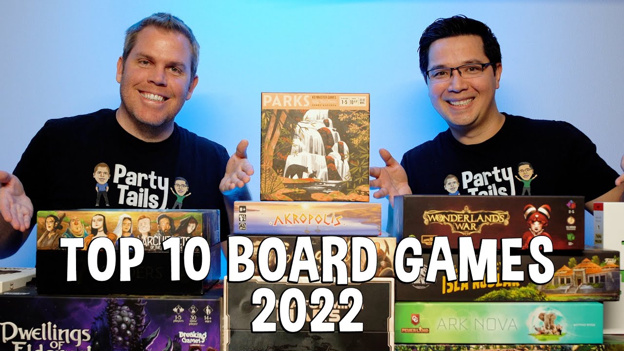 Top Ten Board Games Played In 2022 Youtube