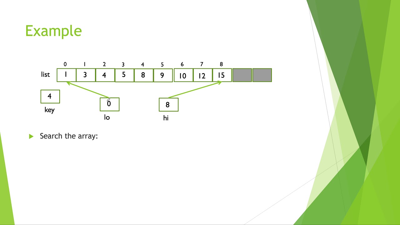Comp1010 Linear Binary Search Youtube