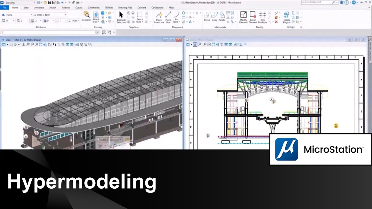 Hypermodeling In Microstation Youtube