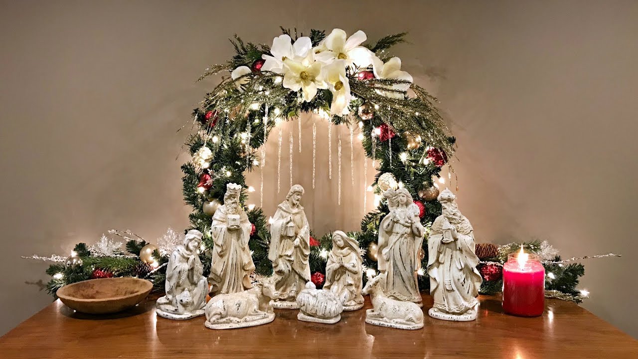 Indoor Nativity Scene Decoration Ideas