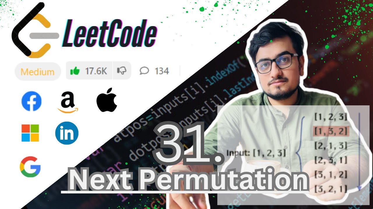 31 Next Permutation Solution Explained Leetcode Arrays Youtube