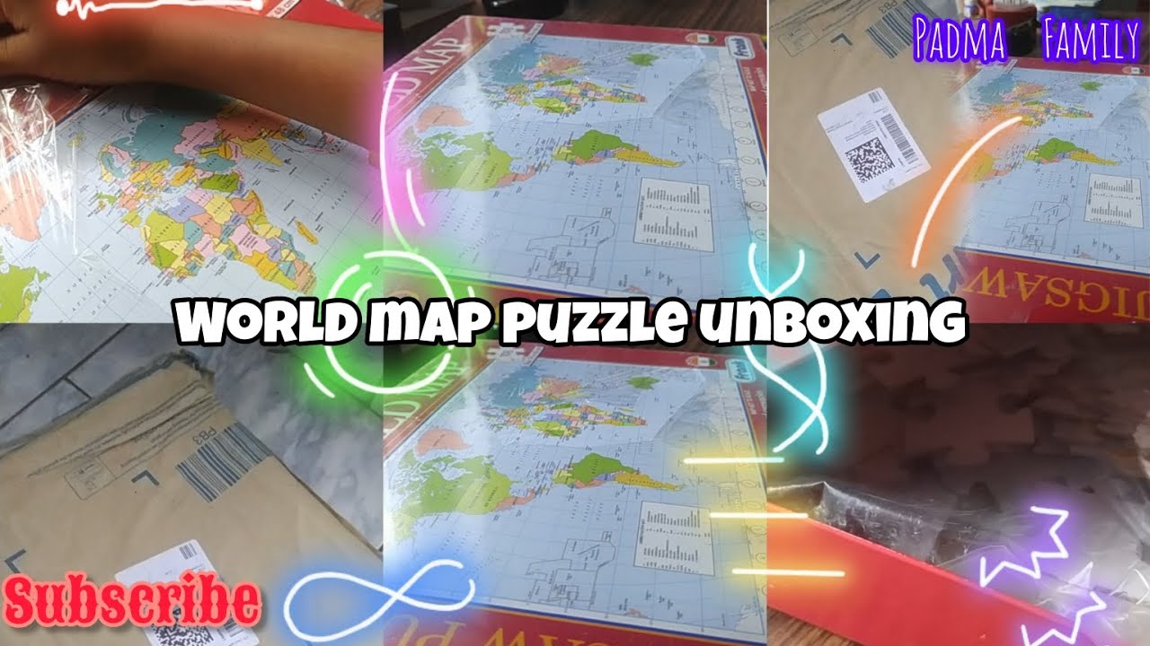 World Map Unboxing рџњ Full Video Youtube