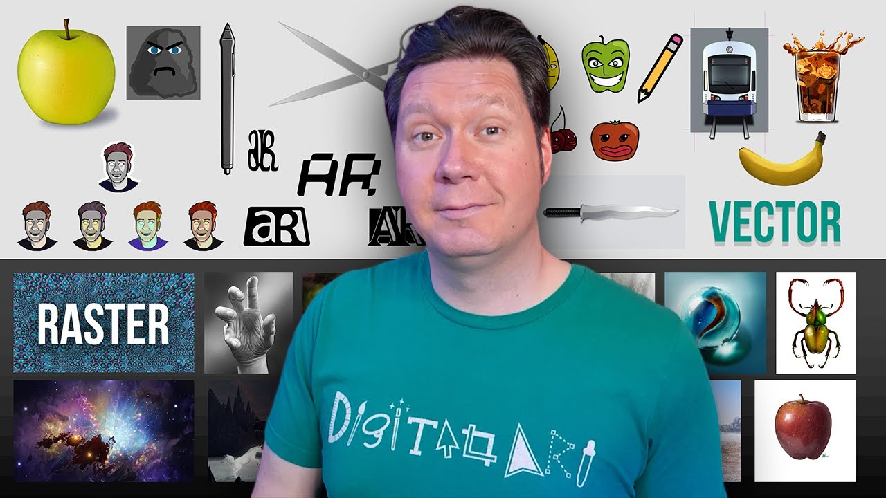 Vector Vs Raster Graphics Which Digital Art Is Better Youtube