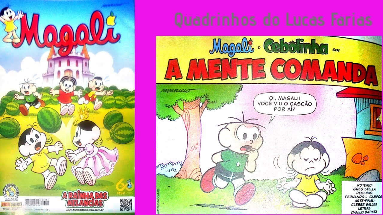 Magali E Cebolinha A Mente Comanda Youtube