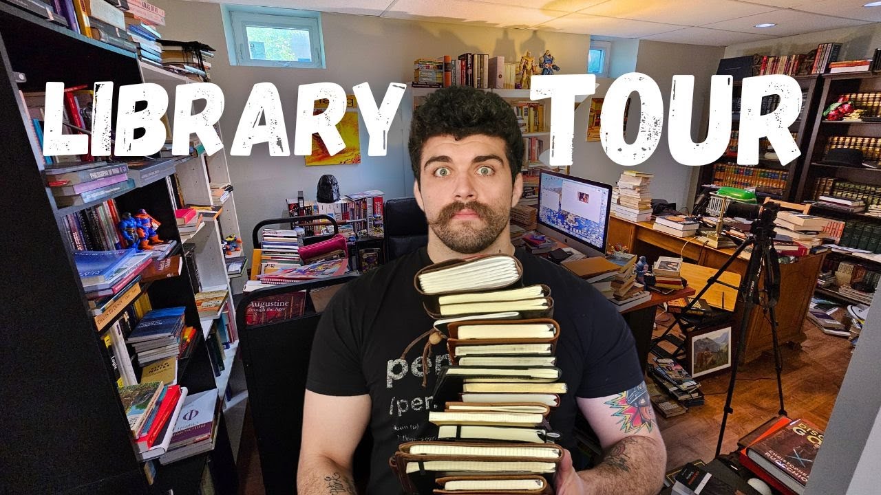 Tour My Incredibly Unorganized Library Youtube