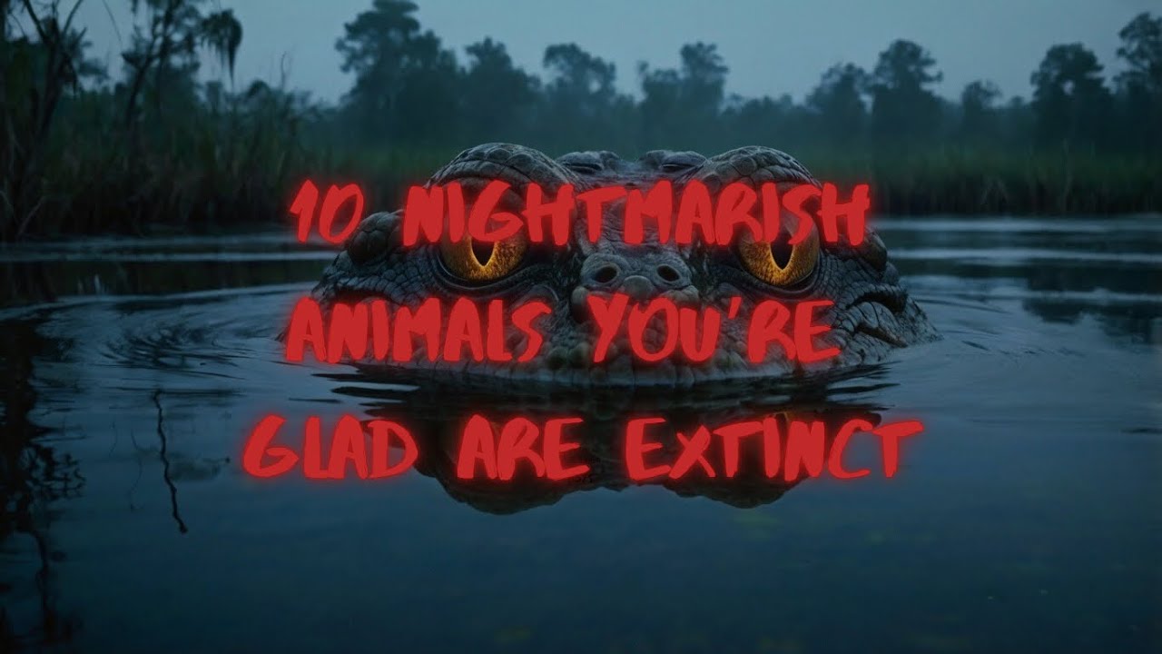 10 Nightmarish Animals You Re Glad Are Extinct Youtube