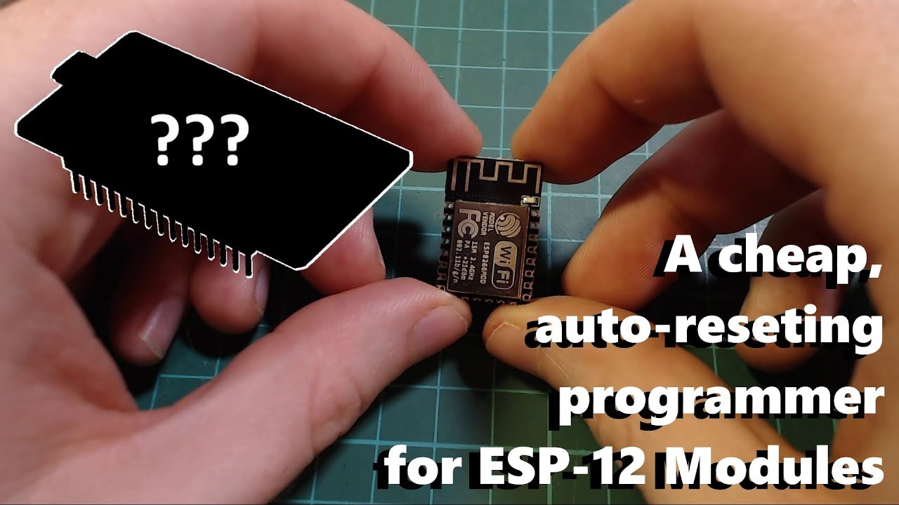 3 Simple Ways Of Programming An Esp 12 Module Youtube