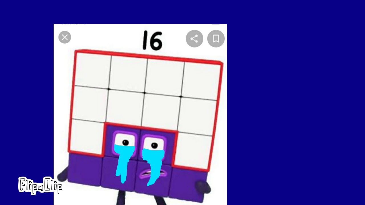 Numberblocks Sixteen Crying Youtube
