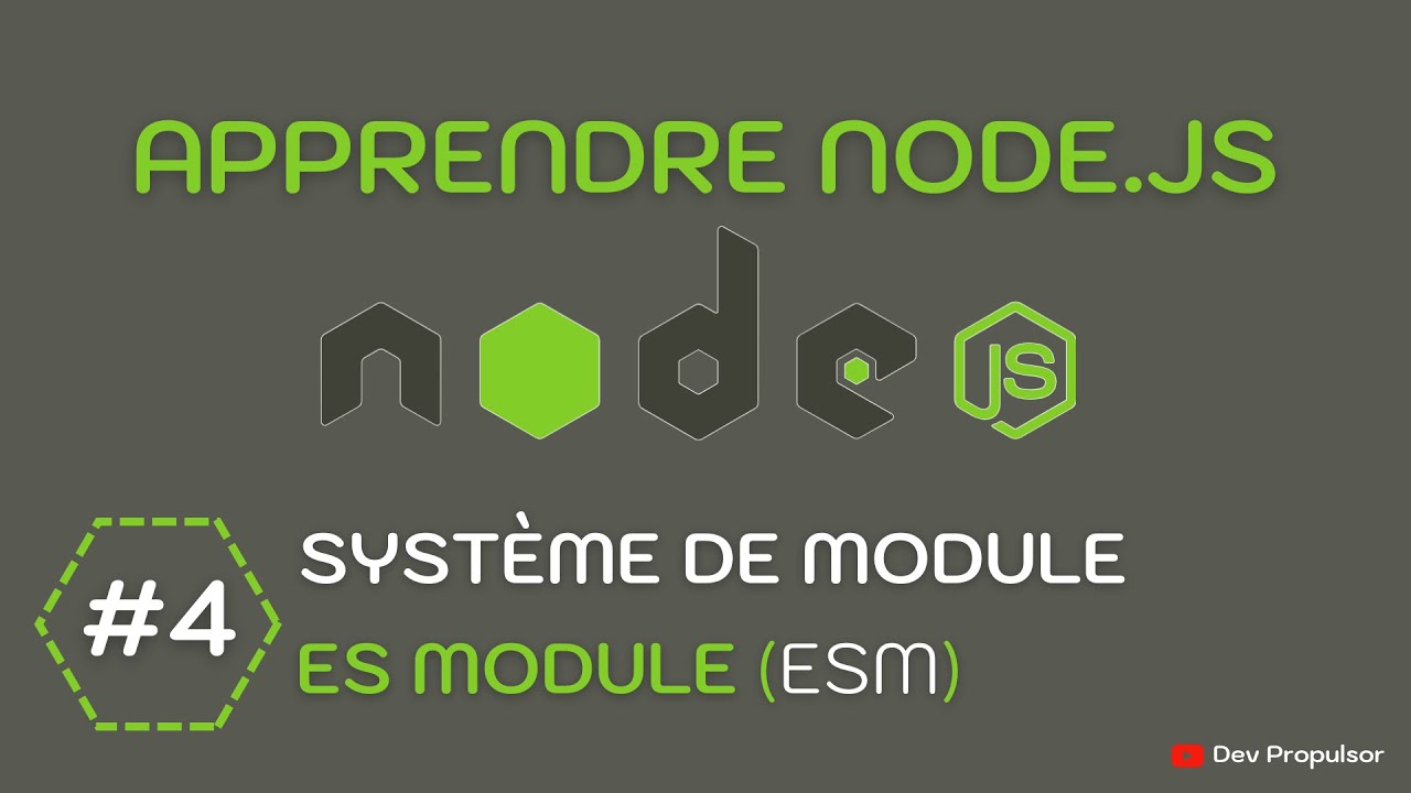 Node Js 4 Esm Ecmascript Module Youtube