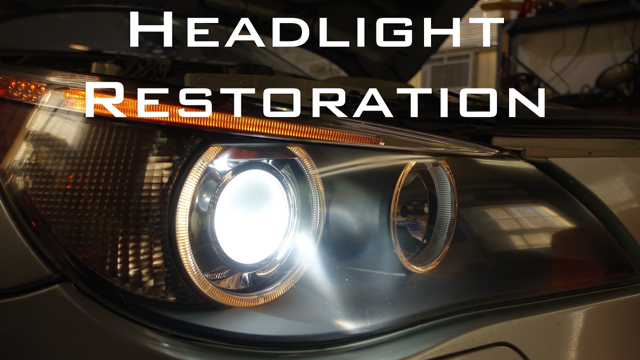 Headlight Restoration Diy Easy Youtube