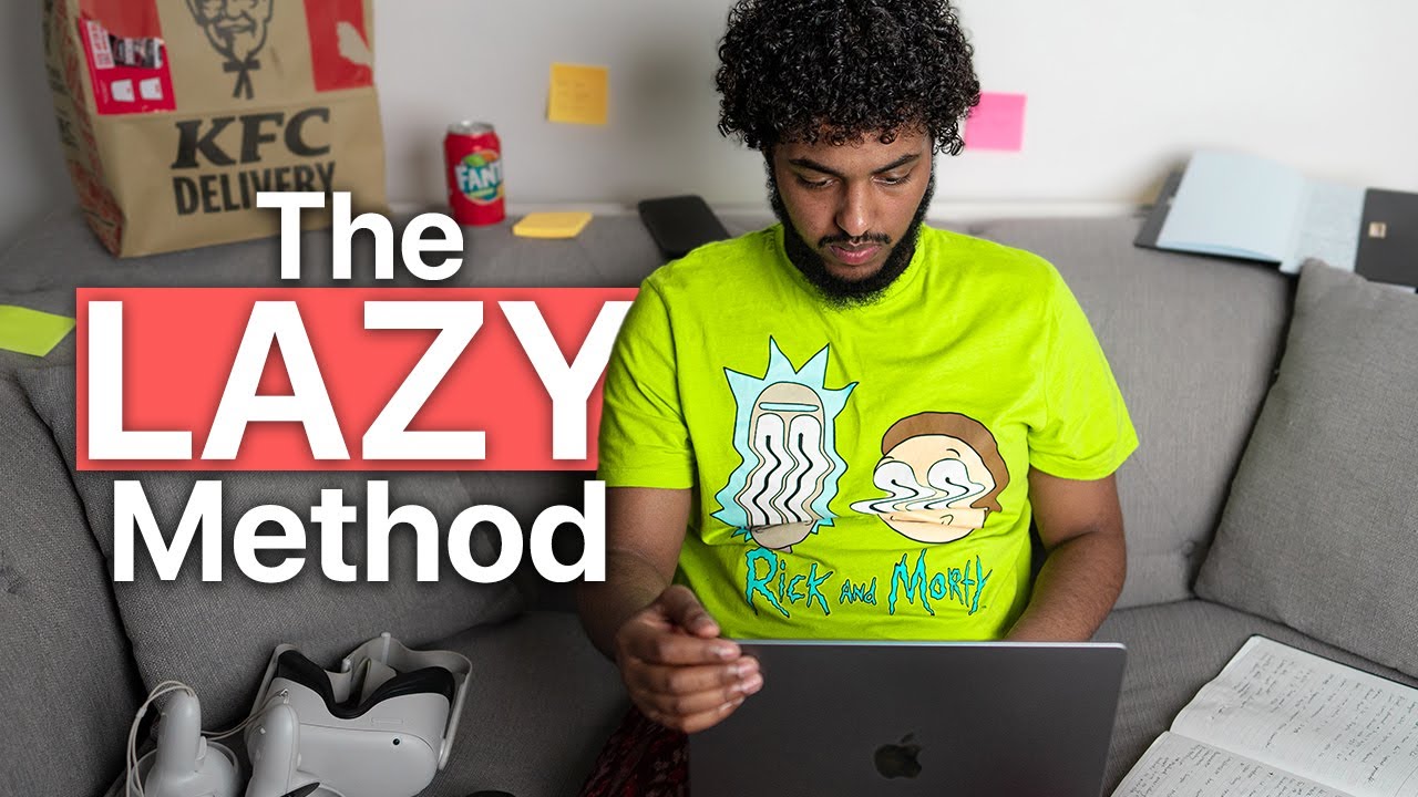 My Productivity System The Lazy Method Youtube