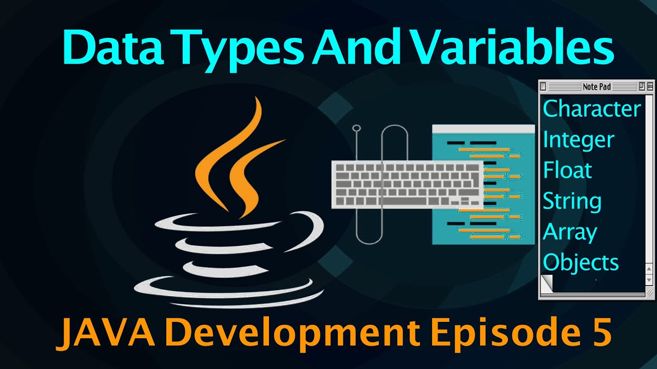 Data Types And Variables In Java Java Tutorials Episode 5 Youtube