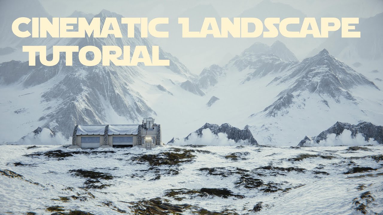 Easy Cinematic Landscape Tutorial In Blender Youtube