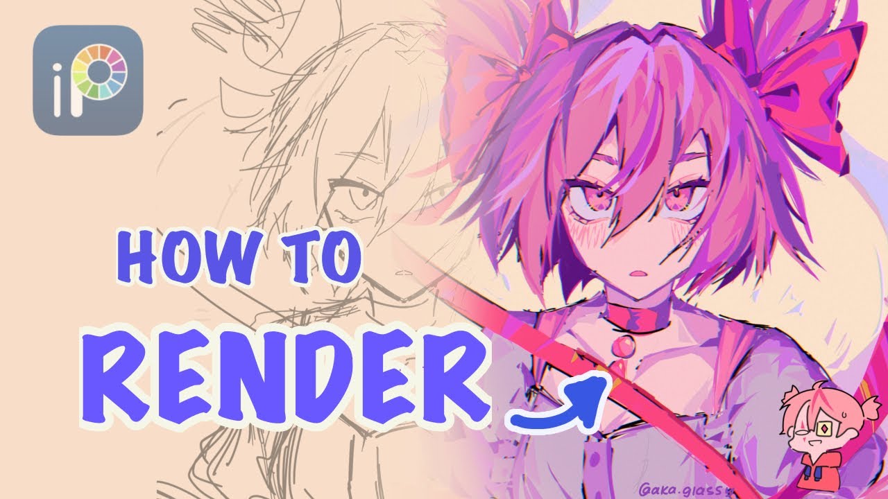 How To Render Digital Art Tutorial Youtube