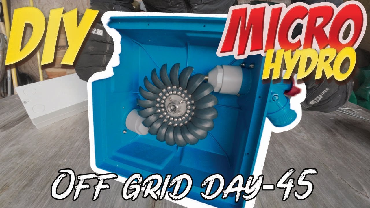 Diy Micro Hydro Power Off Grid Day 35 Youtube