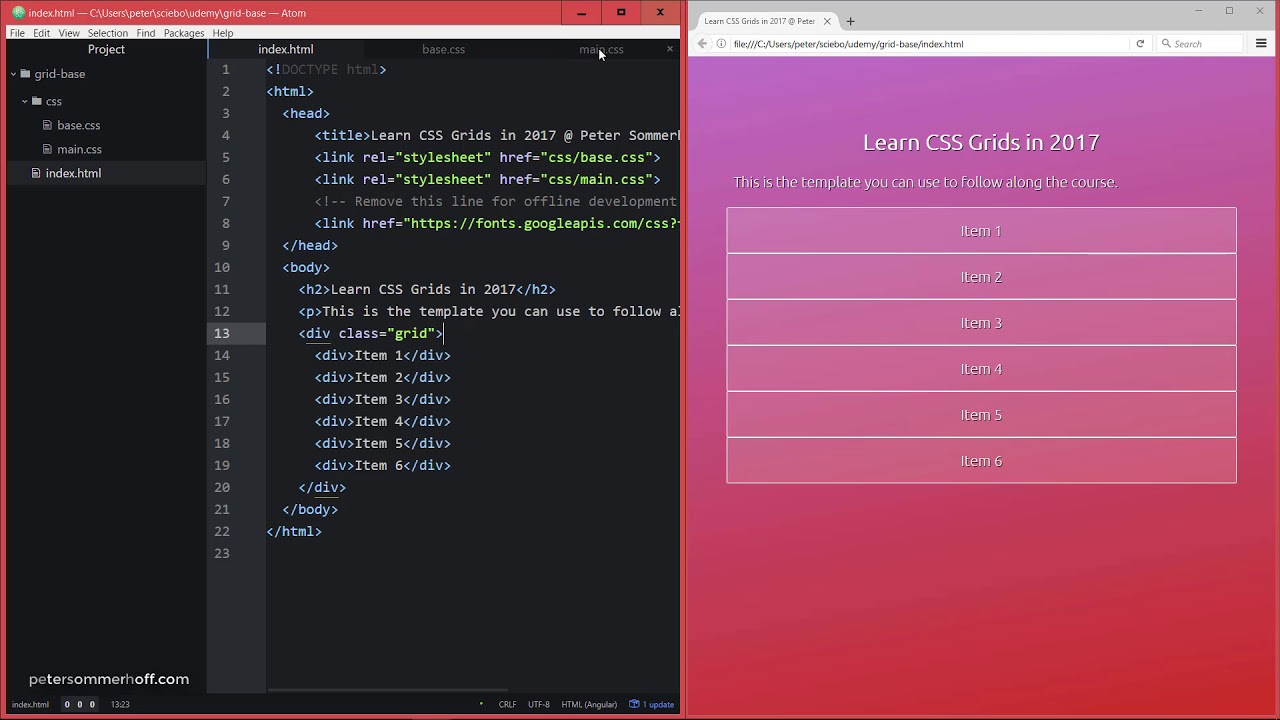 Css Grid Layout Course 07 Display Grid Youtube