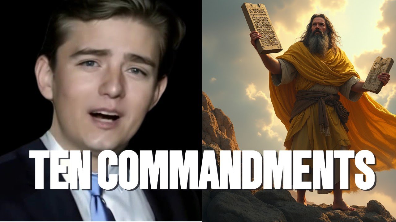 Worship Ten Commandments Barron Trump Singing Virtually Generated