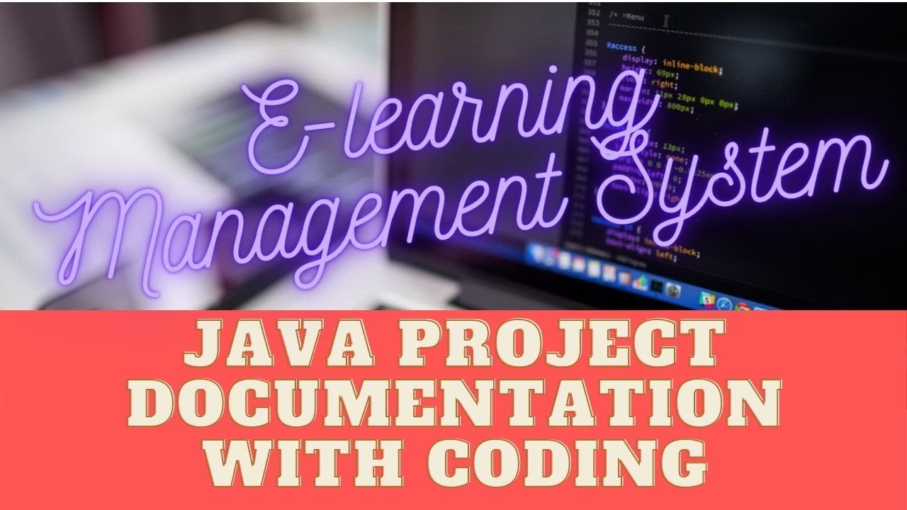 E Learning Management System Documentation With Coding Java Project