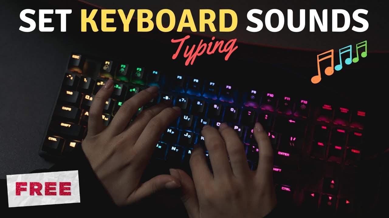 How To Set Keyboard Sound When Typing Free Enable Keyboard Sound