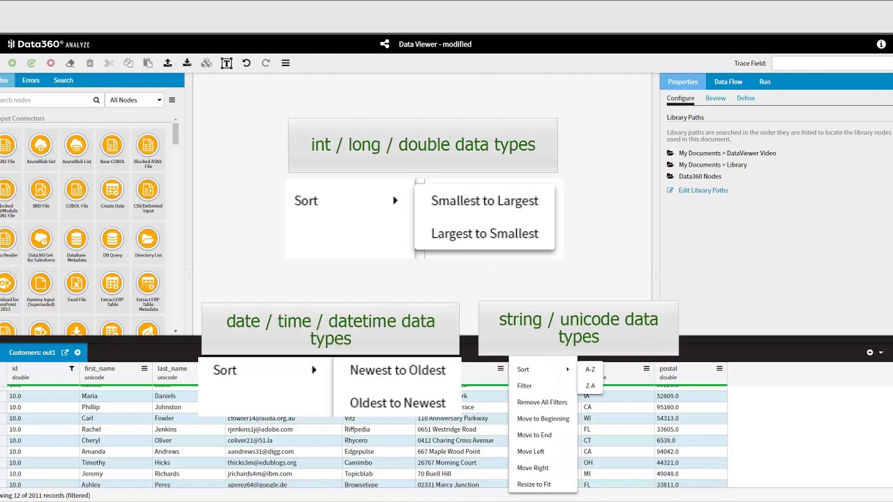 Data360 Analyze Beginners Guide Filtering And Sorting Data In The Data