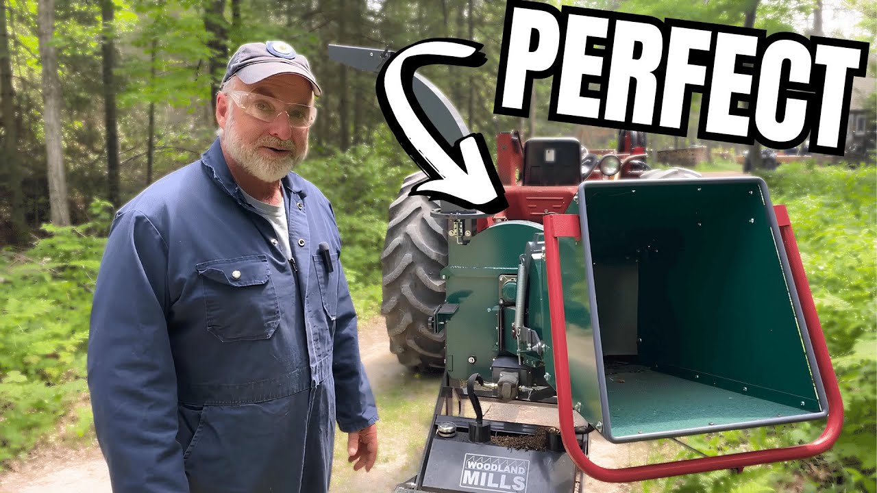 Powerful Tractor Mounted Wood Chipper Works Magic Youtube