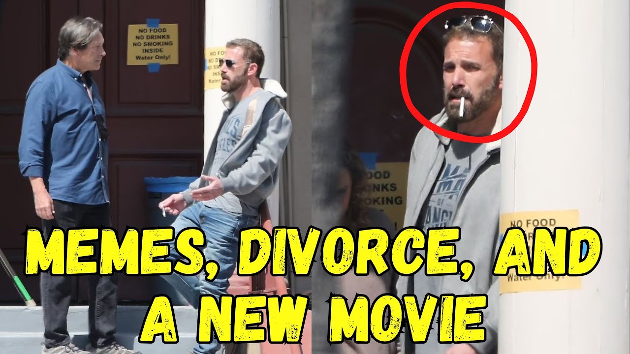 Ben Affleck Becomes A Meme Again The Sign The Cigarette And The