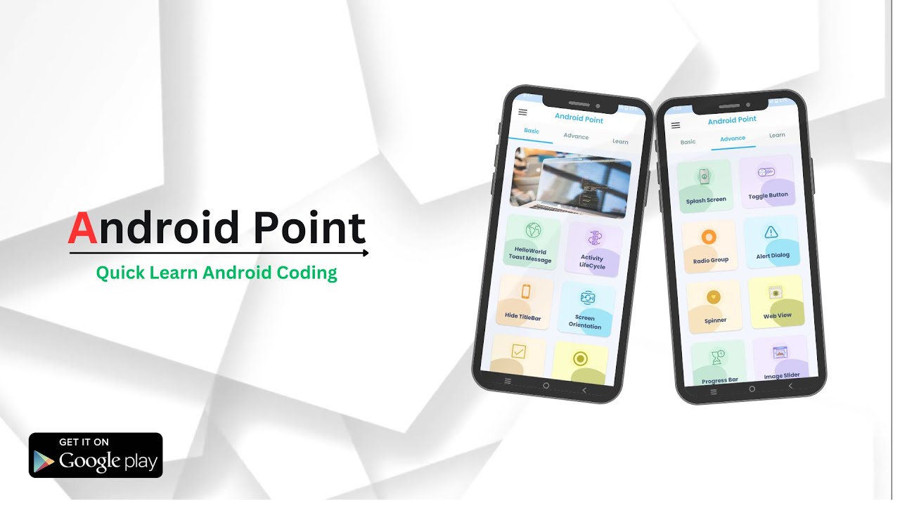 Android Point Quick Learn Android Coding App Development Youtube