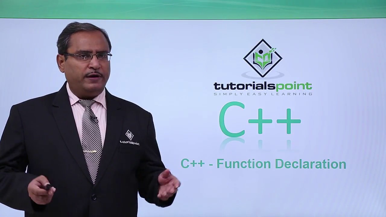 C Function Declaration Youtube