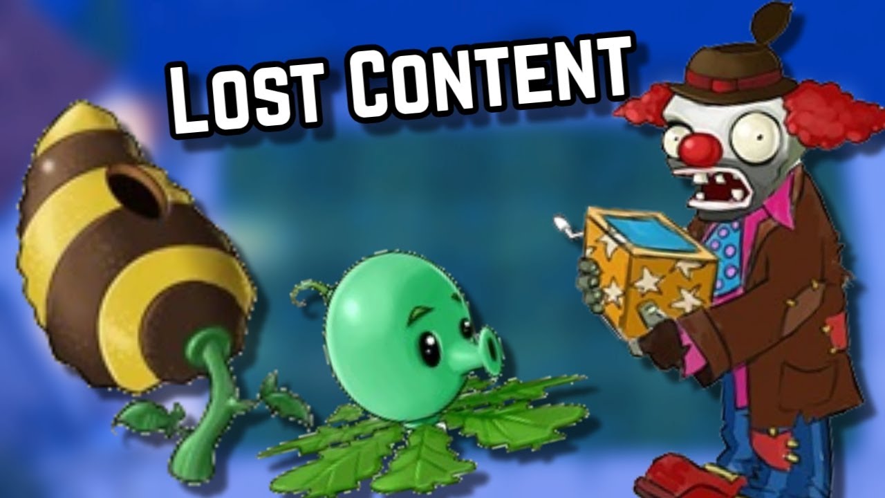 The Unused Content Of Plants Vs Zombies Youtube