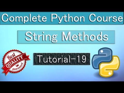 Python String Functions In Hindi Youtube