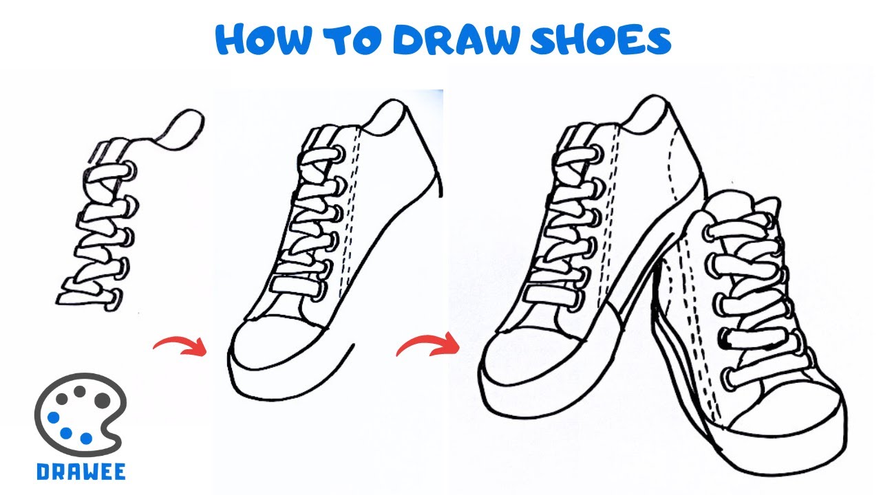 How To Draw Shoes Youtube