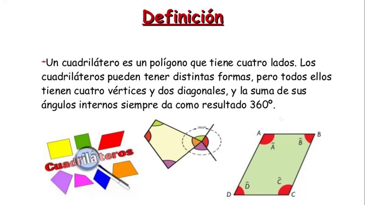 Cuadriláteros Y Su Clasificación Youtube
