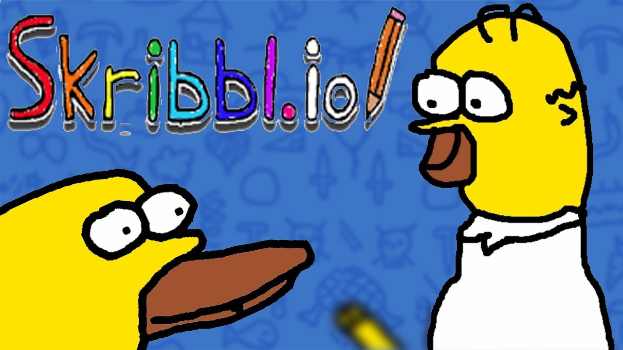 Skribbl Io But We Can Only Draw Homer Simpson Youtube