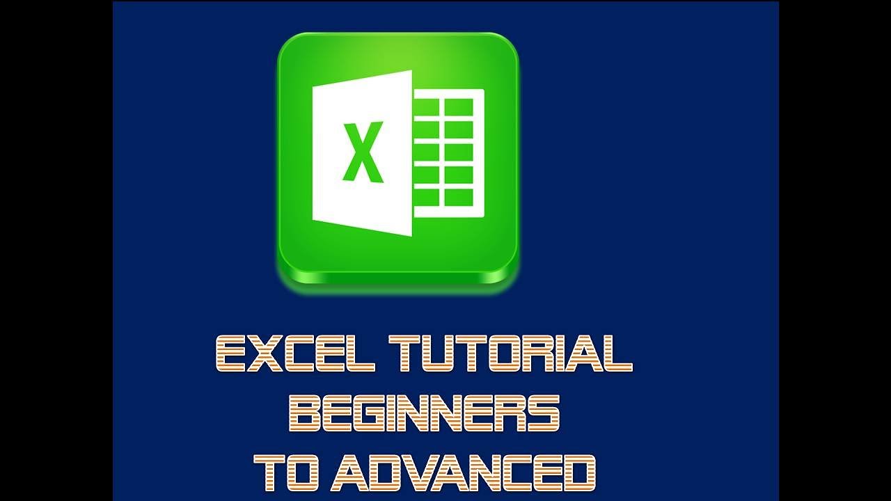Excel Tutorial Beginners To Advanced Level Introduction Youtube