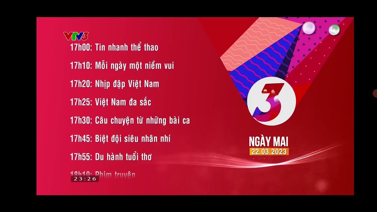 Vtv3 Ident 2023 Gtct Ngày Mai 22 3 2023 Youtube