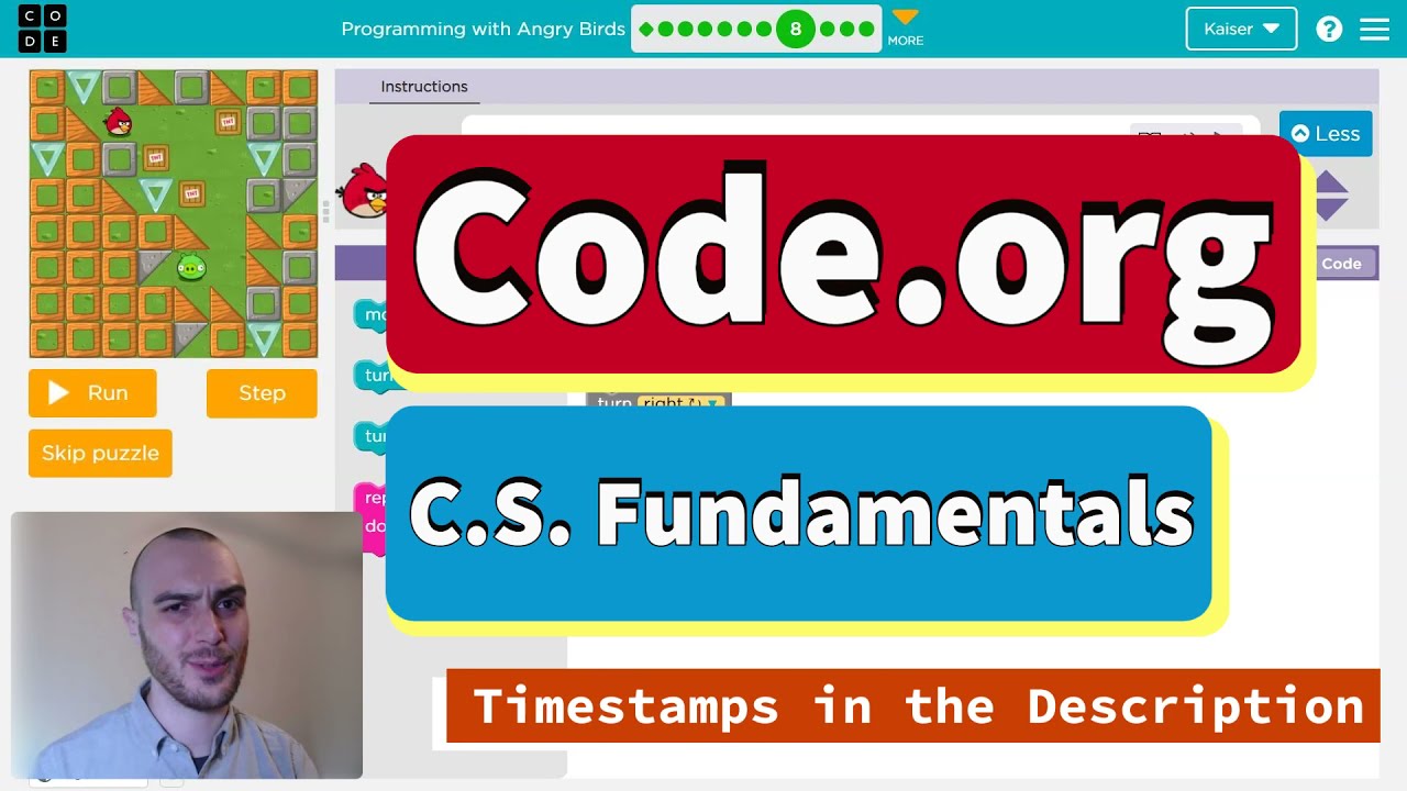 Code Org Course C Lesson 3 Programming With Angry Birds Answer