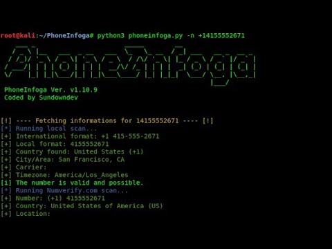 How To Install Phoneinfoga In Android By Using Termux Youtube