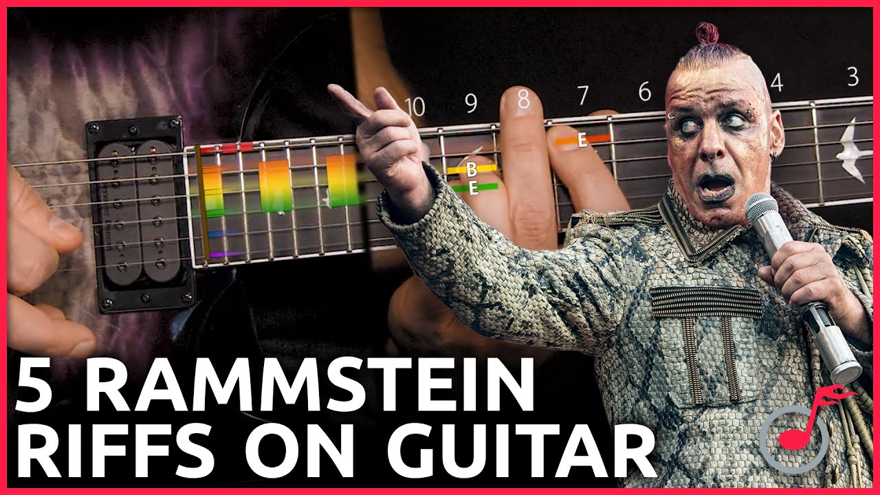Top 5 Rammstein Guitar Riffs рџћё Youtube
